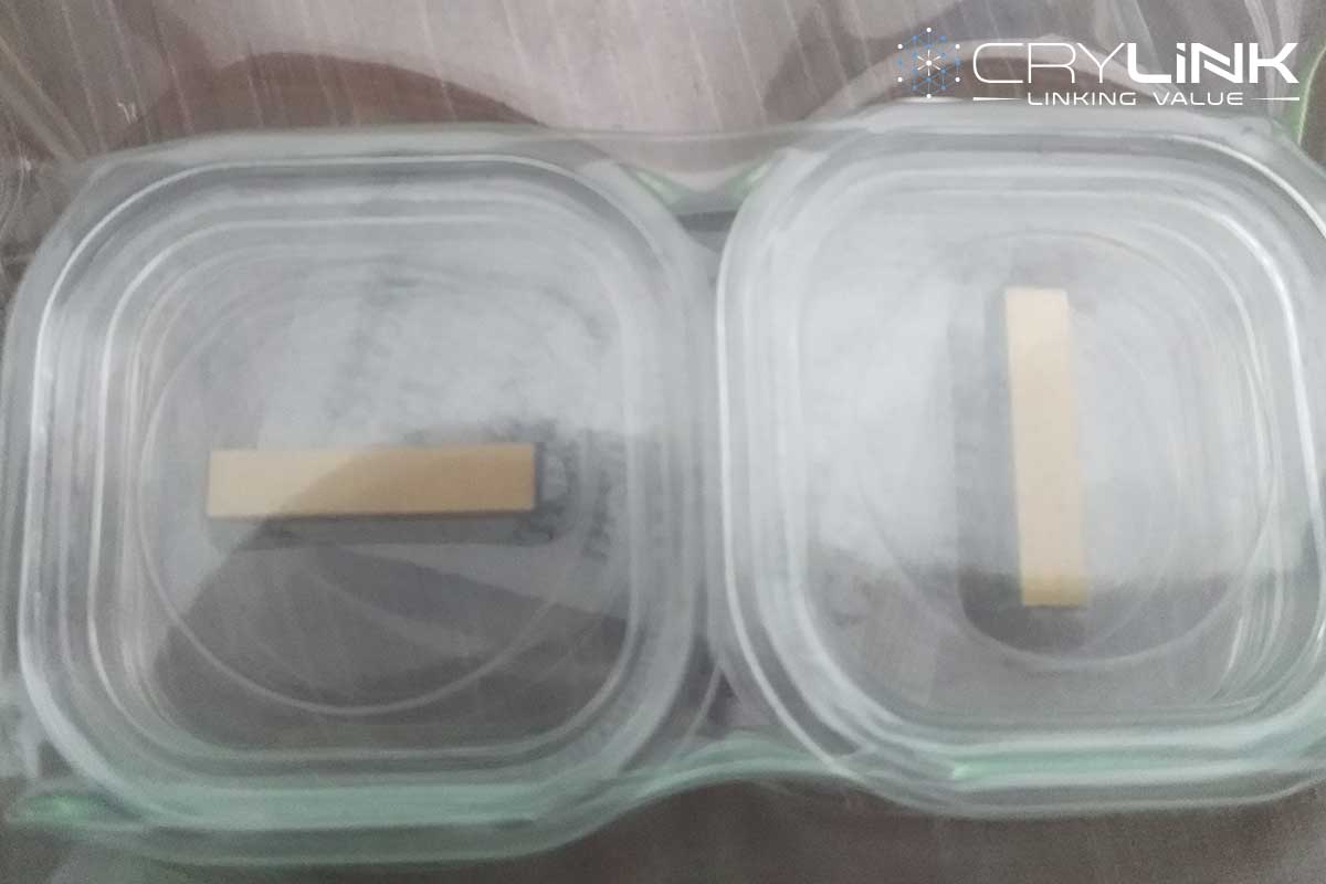 BBO crystal case (3) - 4×4×20 mm - Laser Crylink