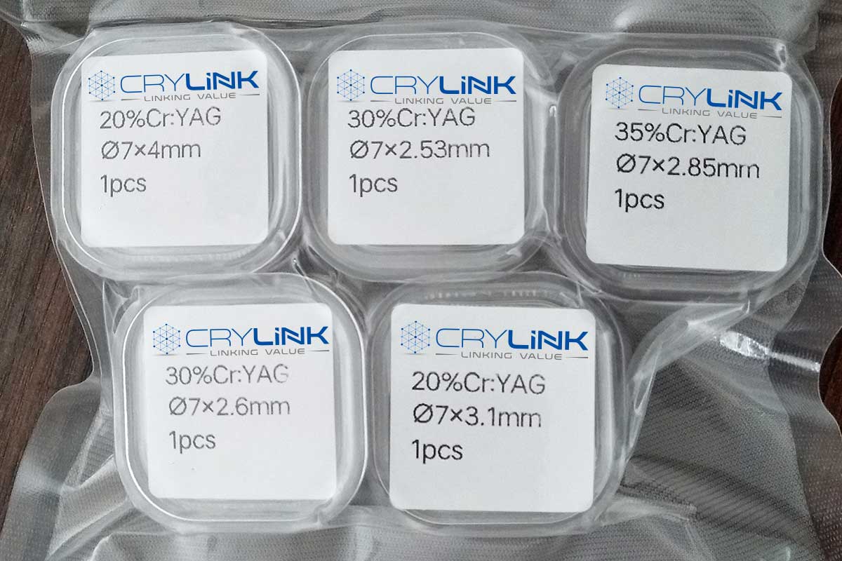 Cr:YAG Crystal - Laser Crylink