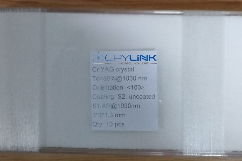 Cr:YAG Crystal - Laser Crylink