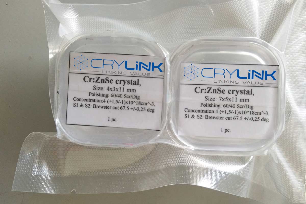Cr:ZnSe Crystals Manufacture and Preocessing - Laser Crylink