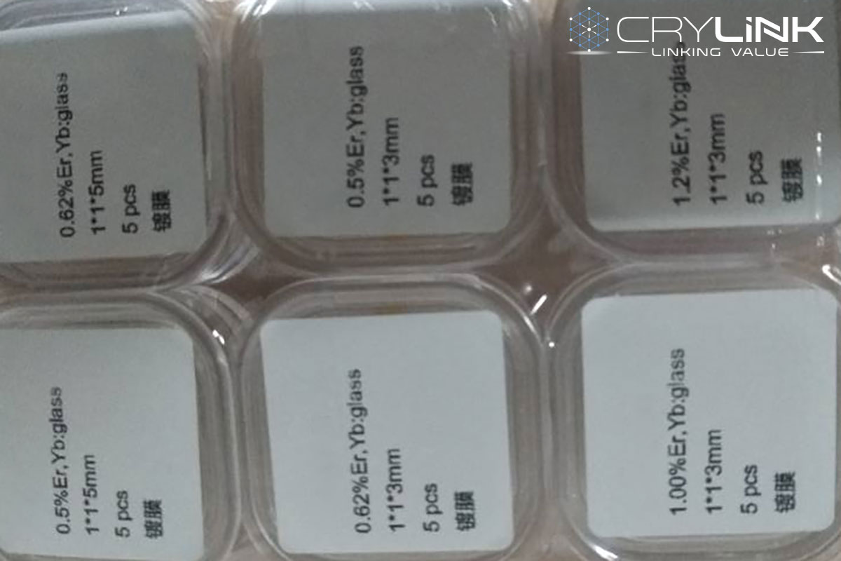 Er Glass (Er,Yb:Glass) Crylink have Supplied - Laser Crylink