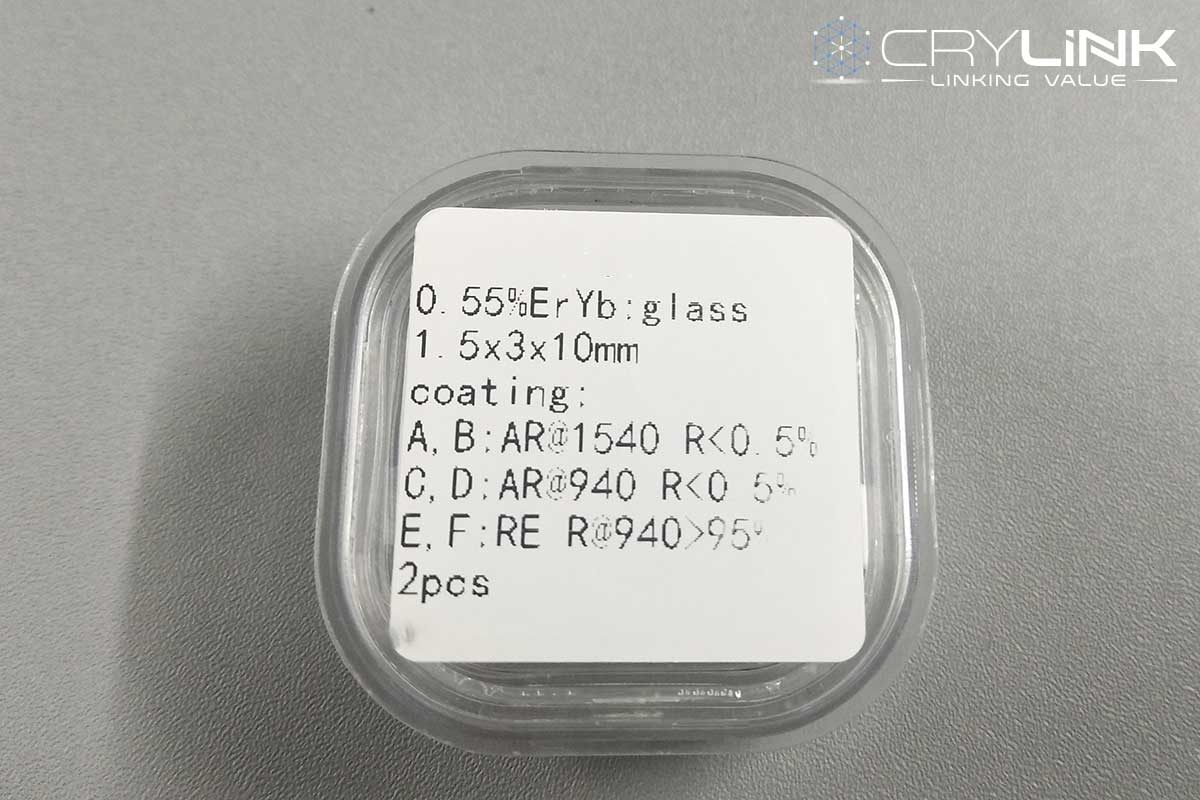 Er Glass (Er,Yb:Glass) Crylink have Supplied - Laser Crylink
