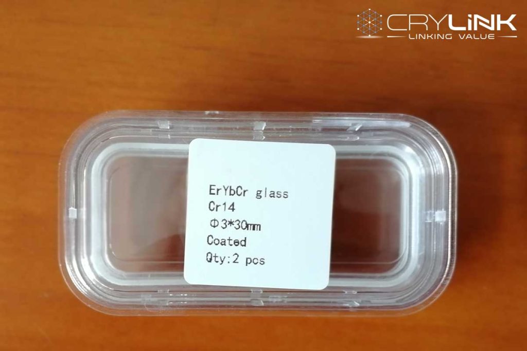 Er Glass (Er,Cr,Yb:Glass) Crylink have Supplied - Laser Crylink