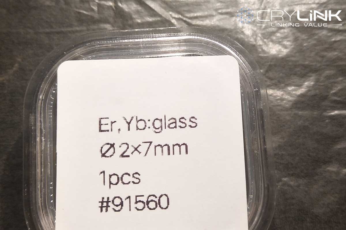Er,Yb:glass case (4) - Ø2*7 mm for 1535nm Laser - Laser Crylink