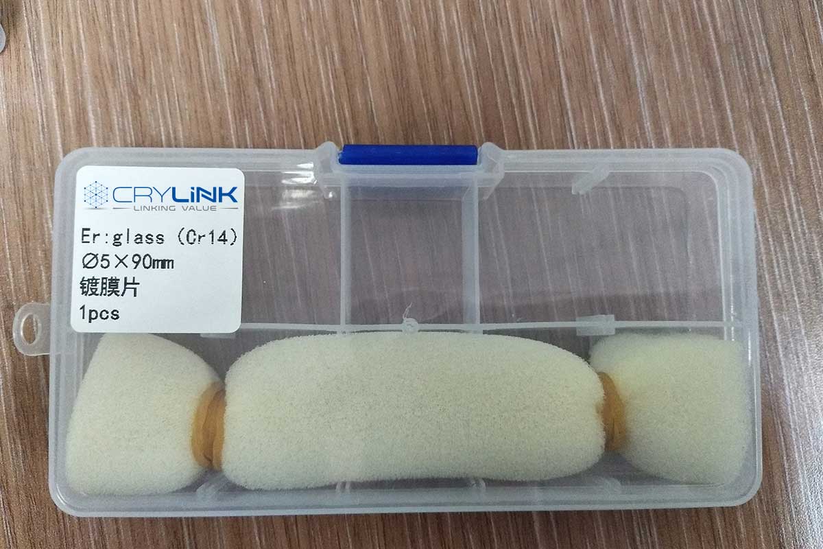 Er Glass (Er,Cr,Yb:Glass) Crylink have Supplied - Laser Crylink