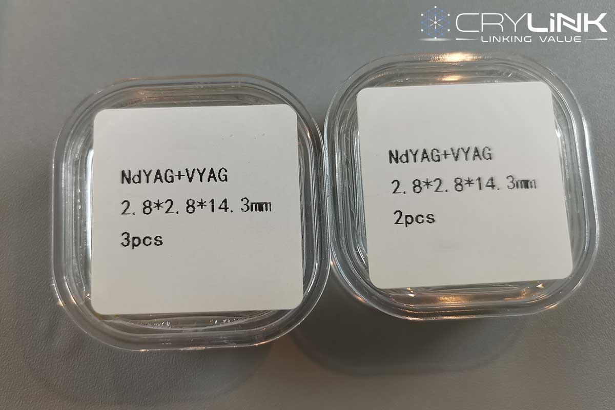 Nd:YAG Crystal Crylink have Supplied - Laser Crylink