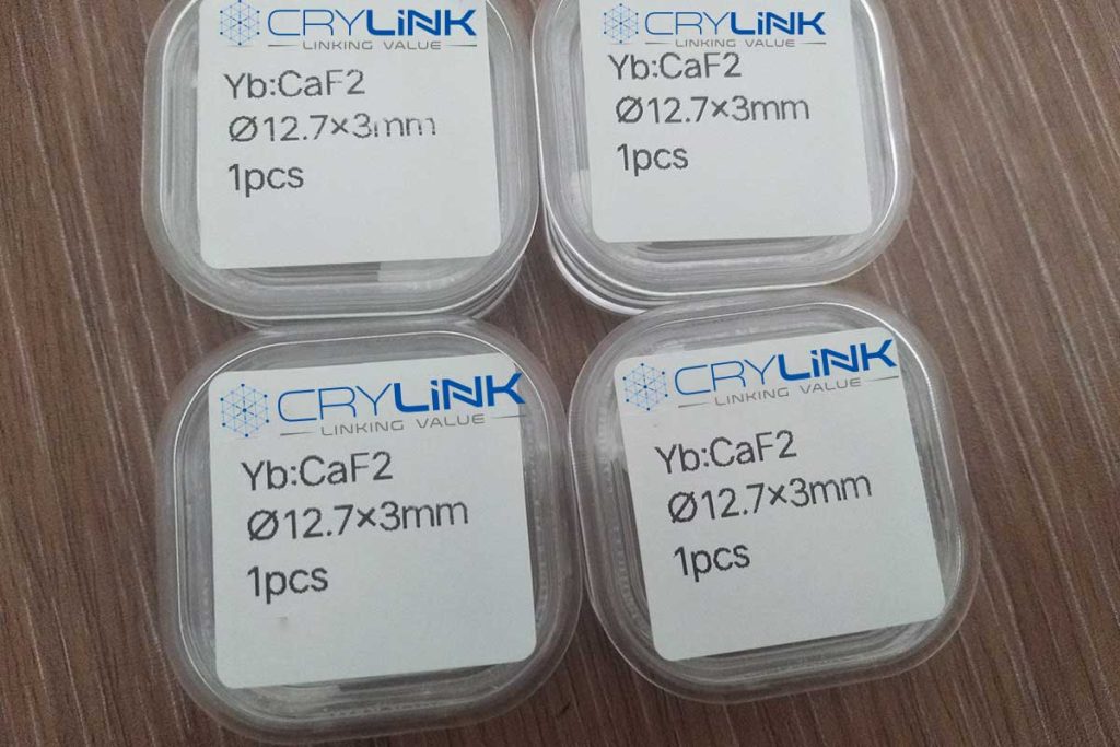 Yb:CaF2 Crystal Crylink have Supplied - Laser Crylink